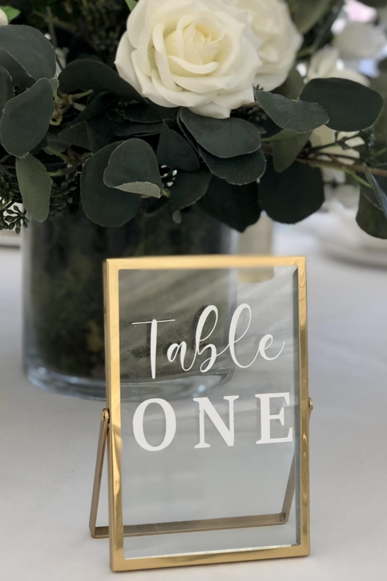 Table Numbers - I Do Wedding Stationery Coleraine