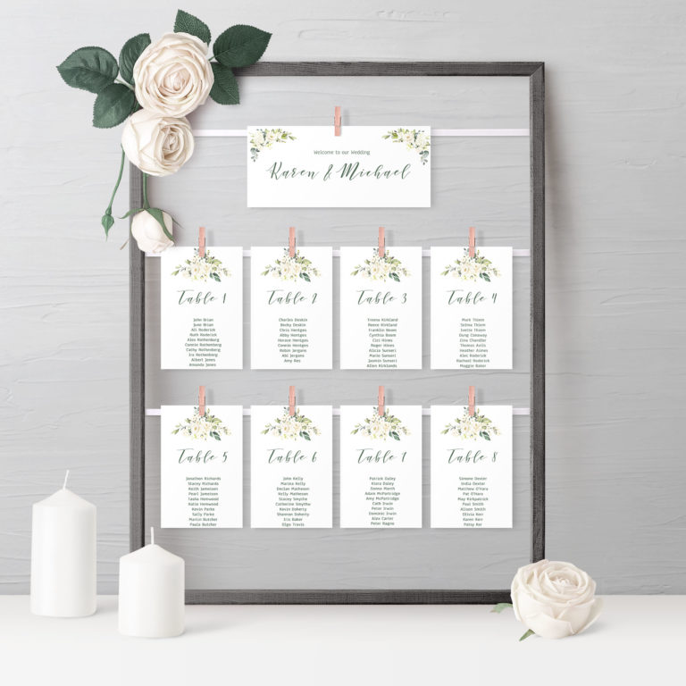 Table Plans - I Do Wedding Stationery Coleraine